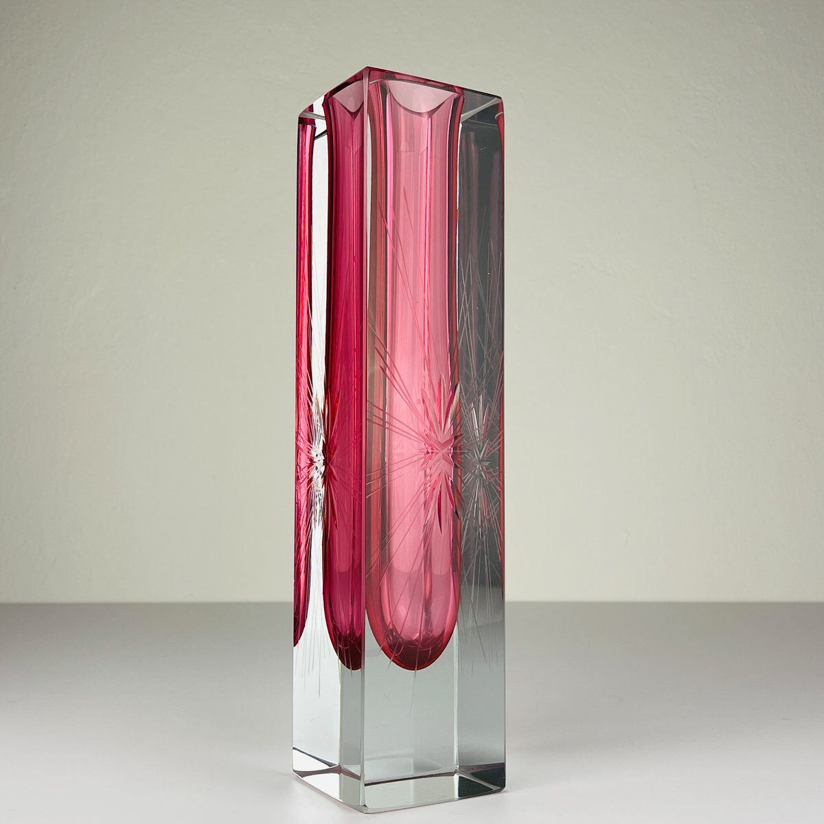 Italian Sommerso Murano Glass Vase by Pagnin & Bon, 1960s for sale at ...