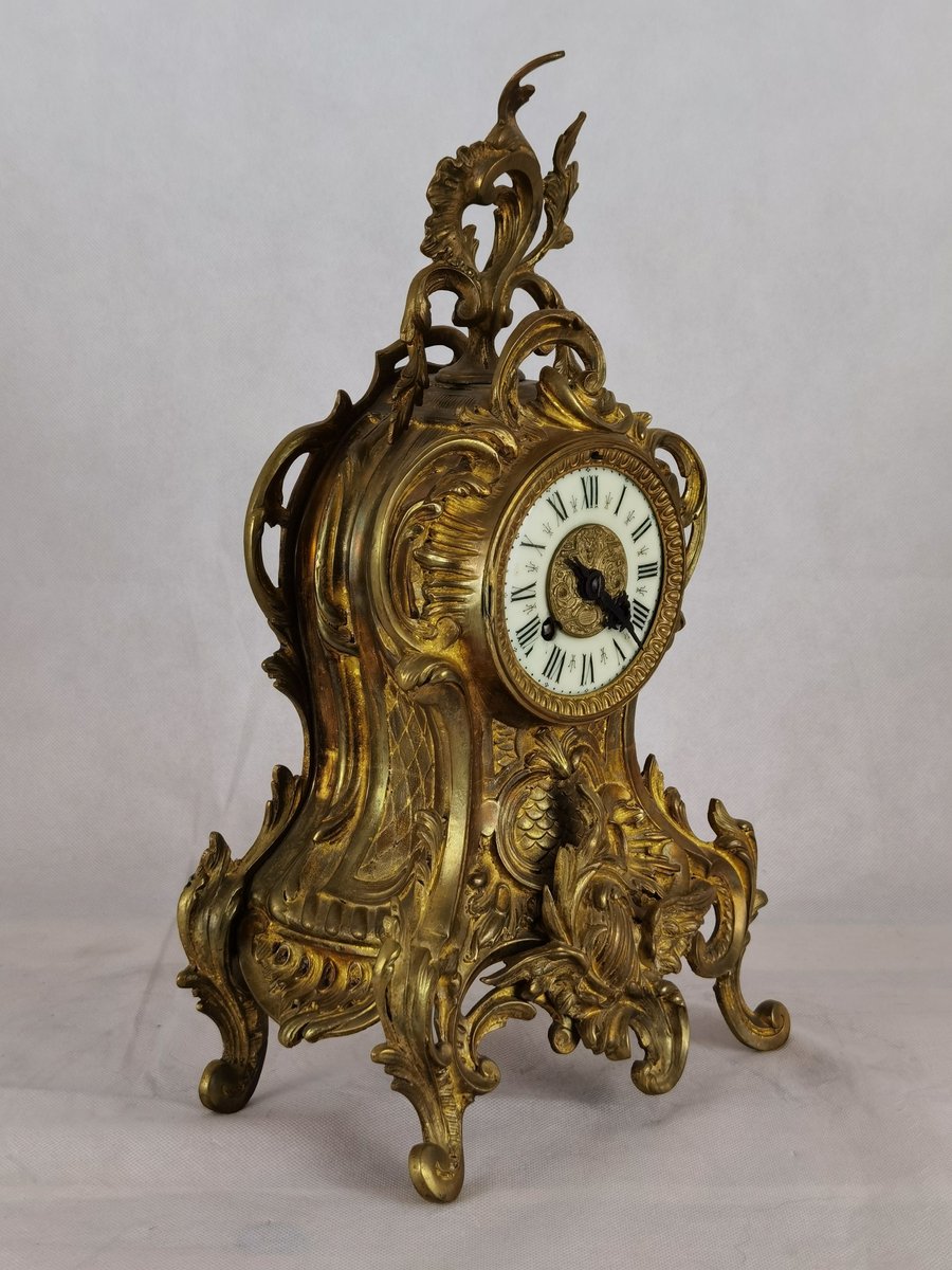 Antique Pendulum Table Clock by Japy Freres, 1855, Set of 3 for sale at ...