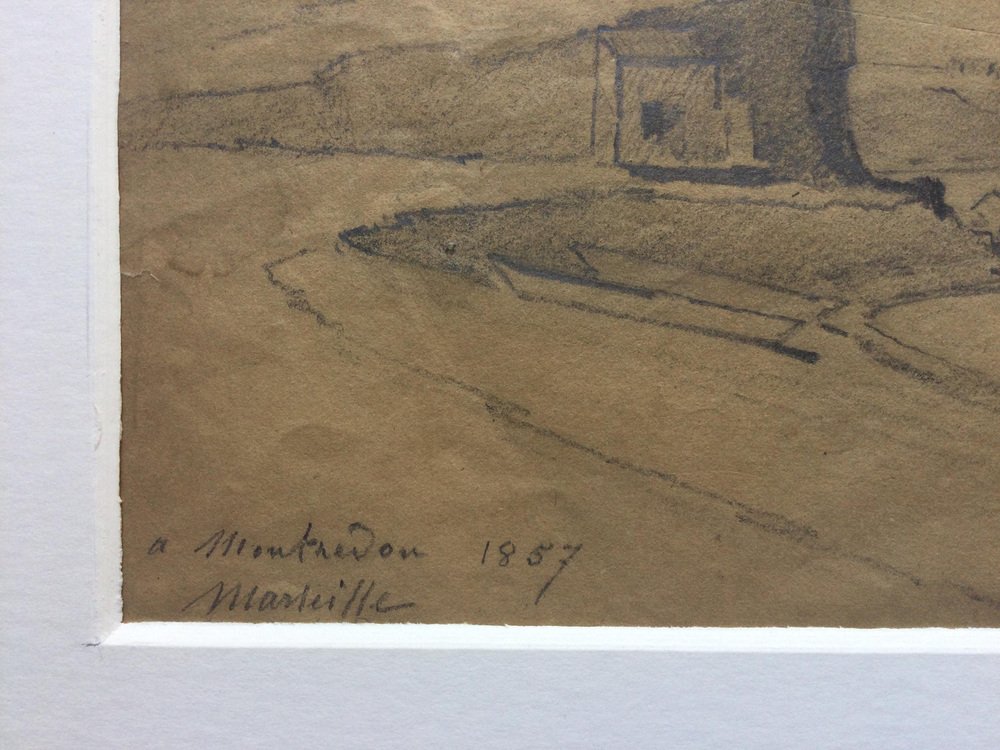 Paul De Fabry, Marseille-Montredon, 1857, Bleistiftzeichnung bei Pamono ...