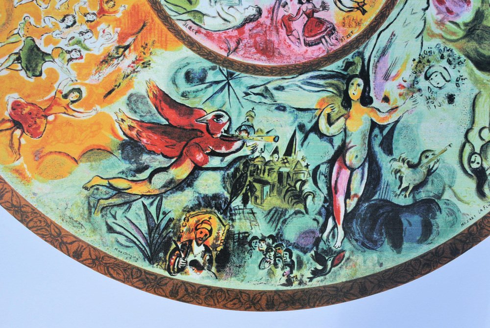 Marc Chagall, Ceiling of the Garnier Opera, Lithograph for sale at Pamono