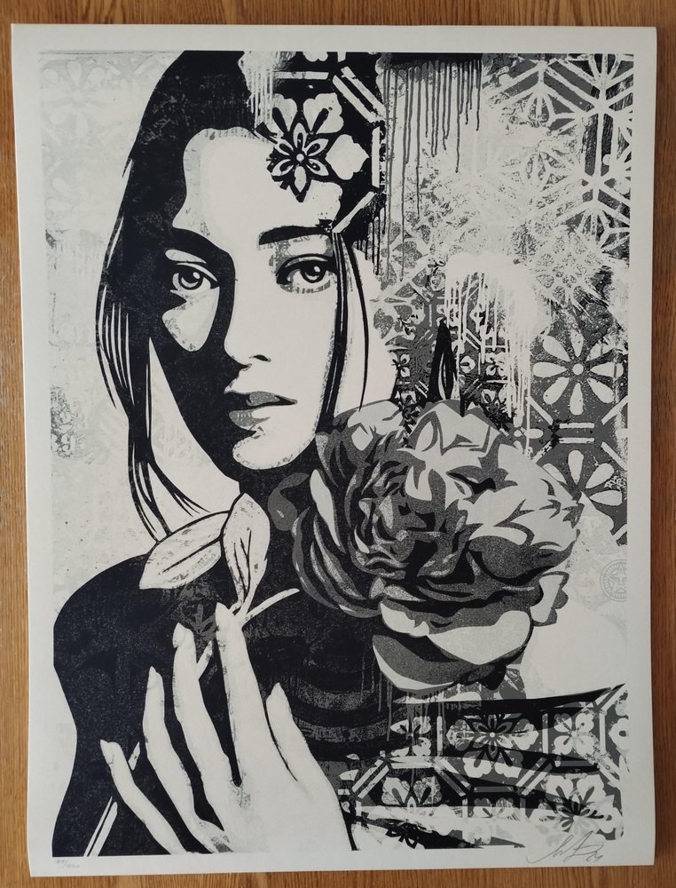 Shepard Fairey (Obey), Incarnation (Silver), 2024, Screenprint for sale ...