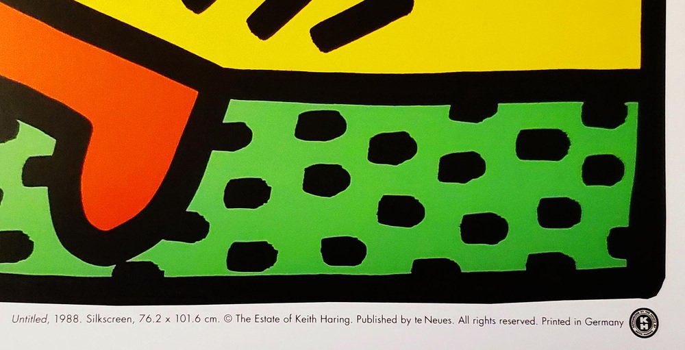 Keith Haring, Growing 1, Original Siebdruck, 1988 bei Pamono kaufen