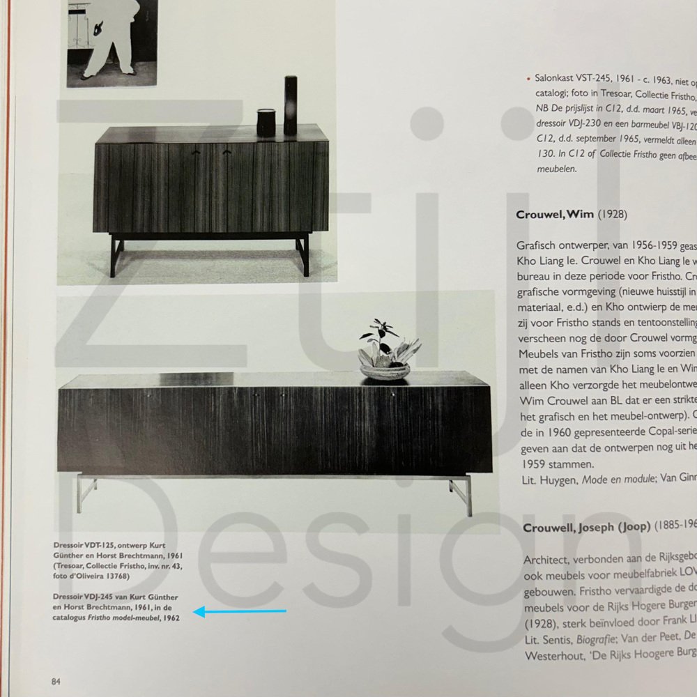 Mid-Century Sideboard by Kurt Gunther and Horst Brechtmann for Fristho ...
