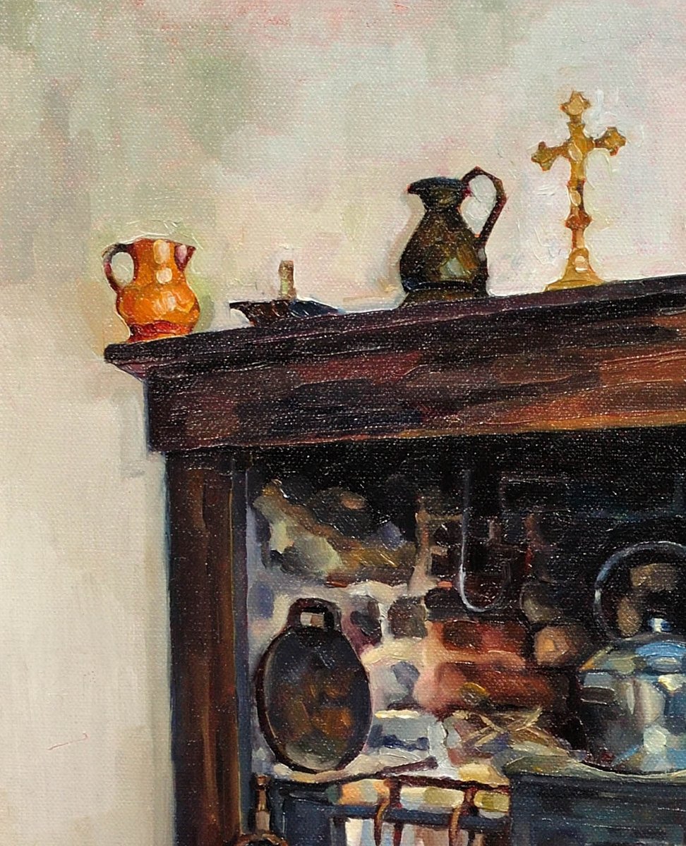 Elin Sian Blake, Ty Nain (Grandma's House), 2000s, Oil Painting for ...