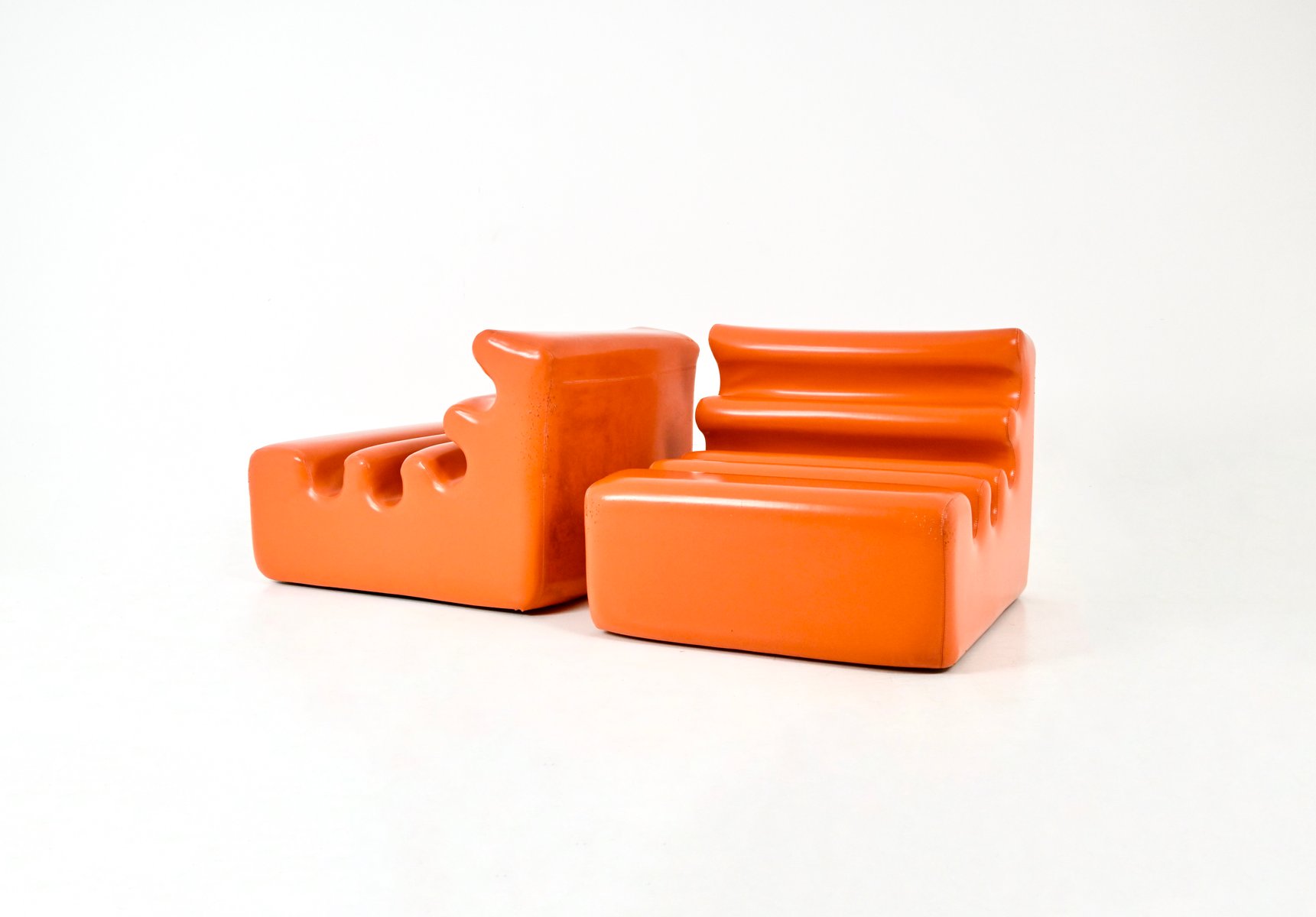 Fauteuils Karelia par Liisi Beckmann pour Zanotta, 1960s, Set de 2 en ...