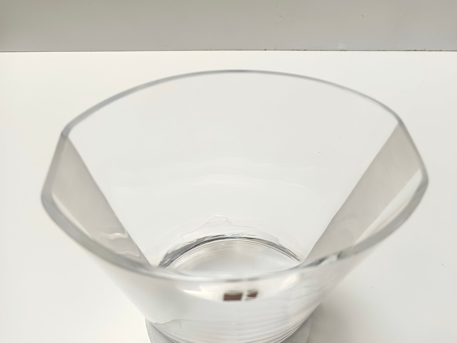 Transparent Murano Glass Vase by Carlo Moretti, Italy, 1990s for sale ...