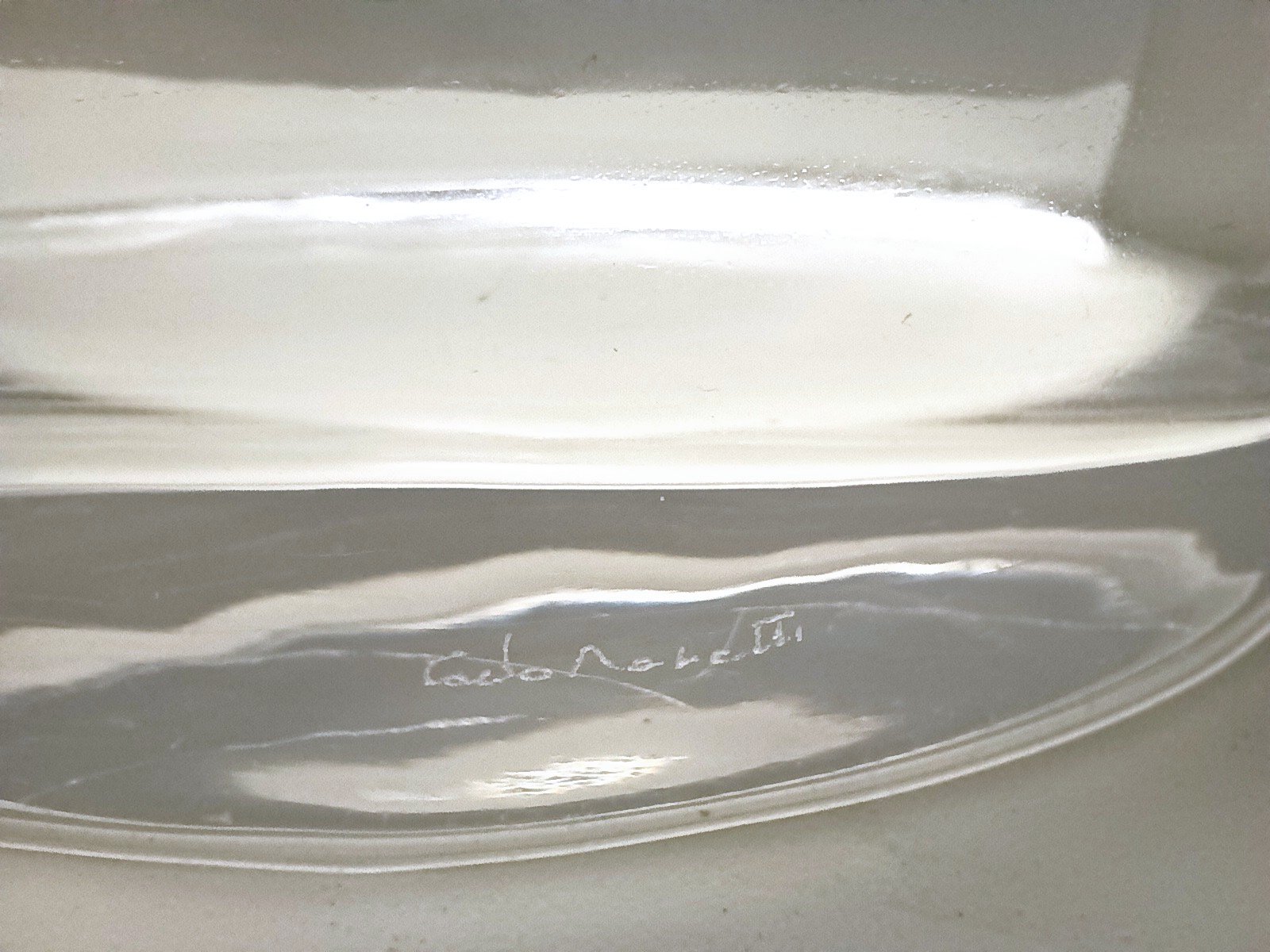 Transparent Murano Glass Vase by Carlo Moretti, Italy, 1990s for sale ...