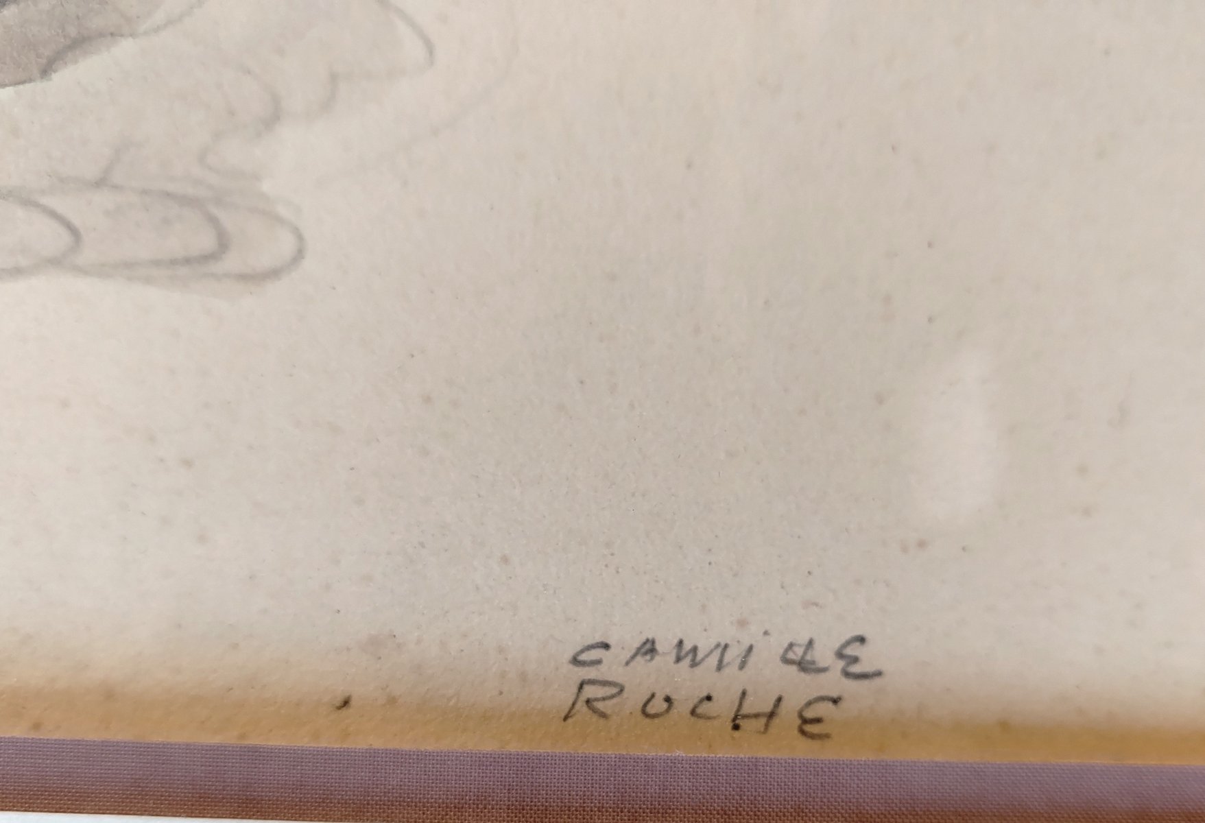 Aquarelles, Camille Roche, Nus de Face et de Dos, 1920s-1940s, Set de 2 ...