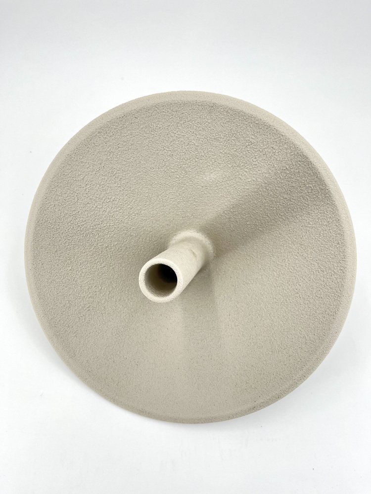 Vintage Beige Ceramic Spindle Solifloer Vase by Lineasette, Italy ...