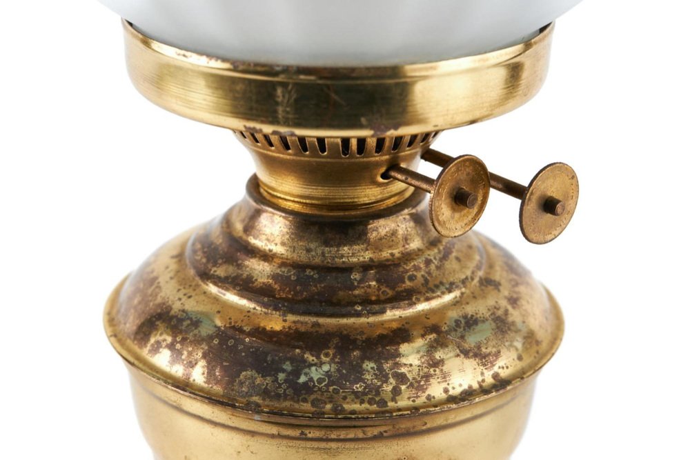 Brass Oil Lamp, 1900s for sale at Pamono