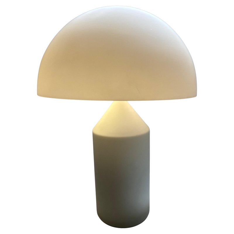 Glass Table Lamp Atollo 235 attributed to Vico Magistretti for Oluce ...