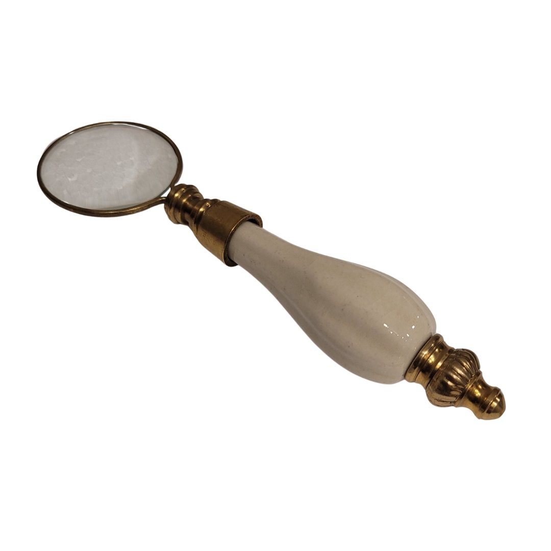 19th Century Ceramic and Gilt Bronze Magnifying Lens, England for sale ...