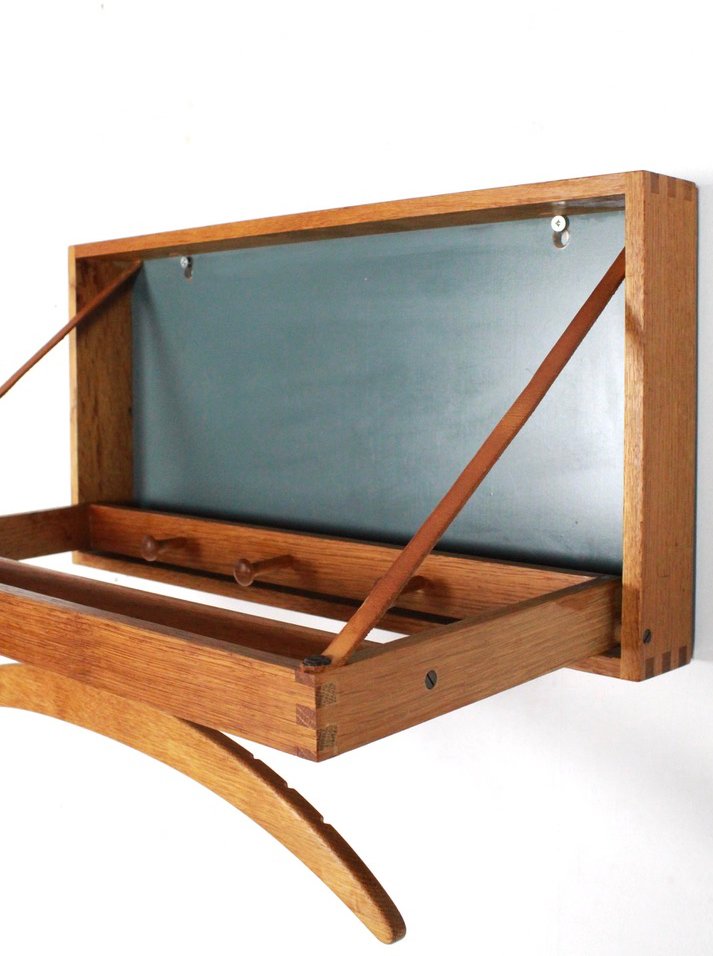 Klappbarer Kleiderbügel von Adam Hoff & Poul Østergaard für Virum Møbelsnedkeri, 1960er bei ...