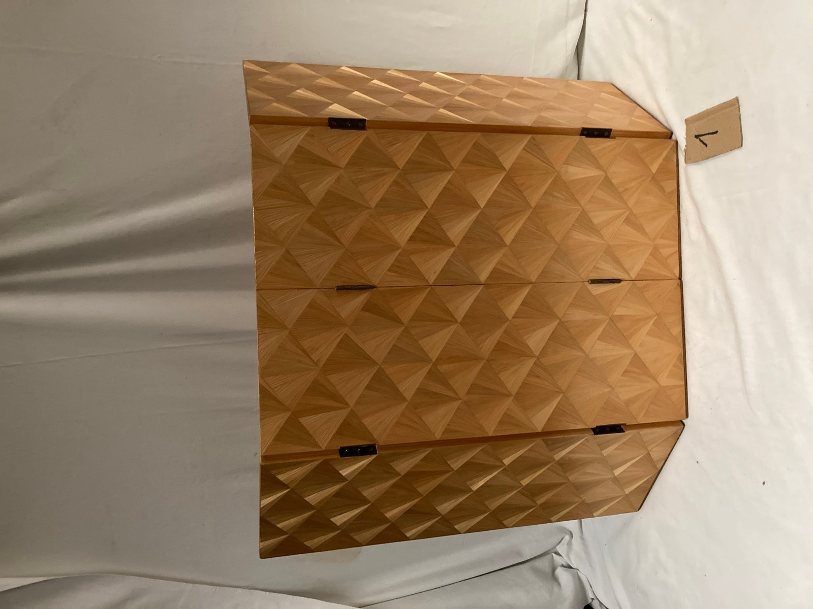 Straw Marquetry Screen, 1980s for sale at Pamono