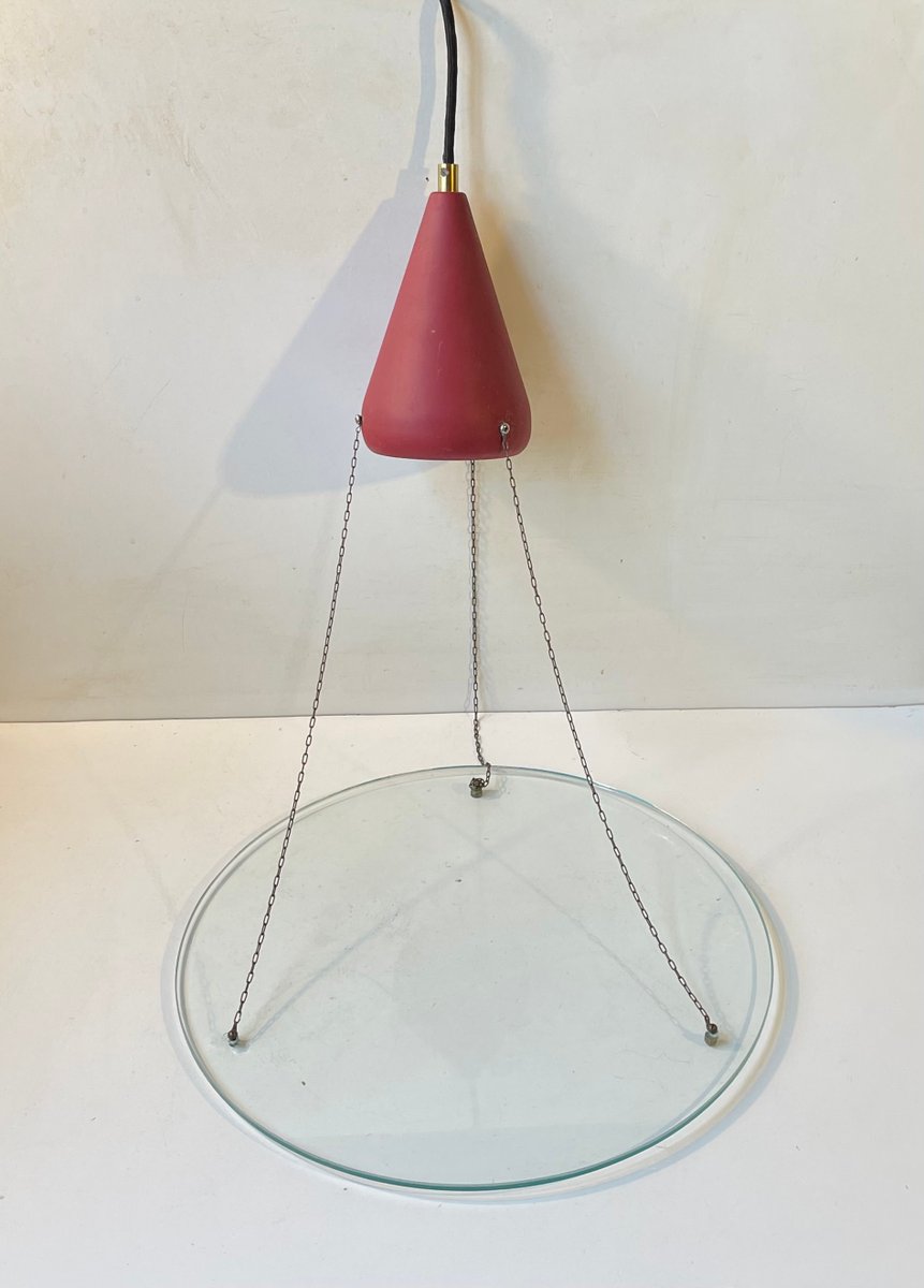 Vintage Italian Suspended Flying Disc Pendant Light, 1970s for sale at ...