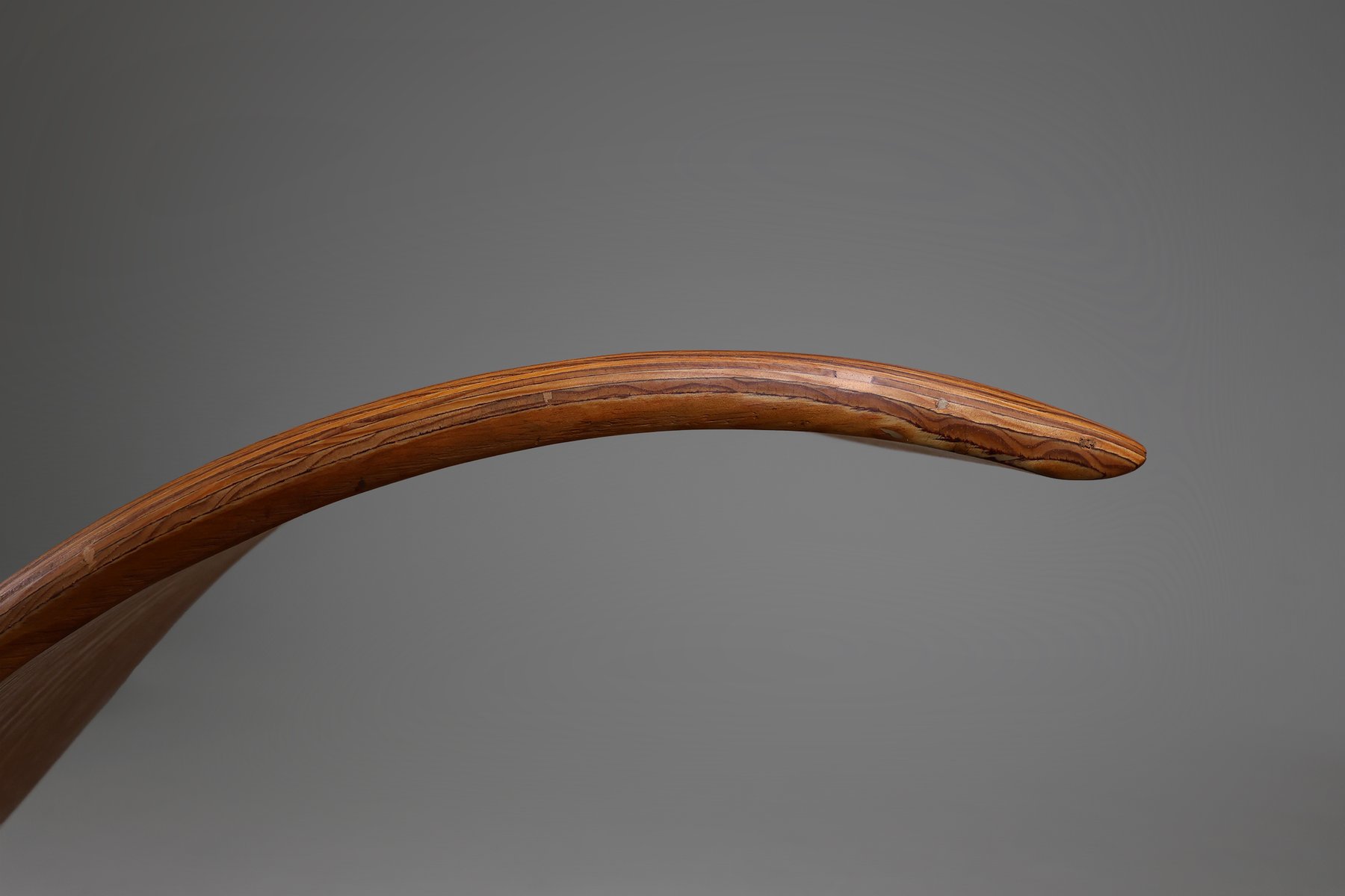 Mid-Century Stack-Laminated Lounge Chair by Tiller Lesser, Germany ...