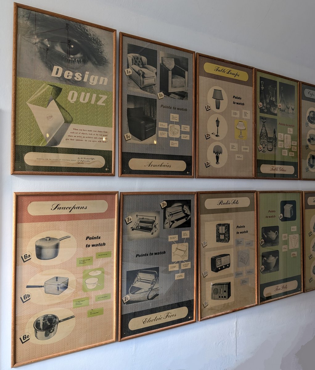 Vintage Industrial Post-War British Design Posters Council, 1940s, Set ...