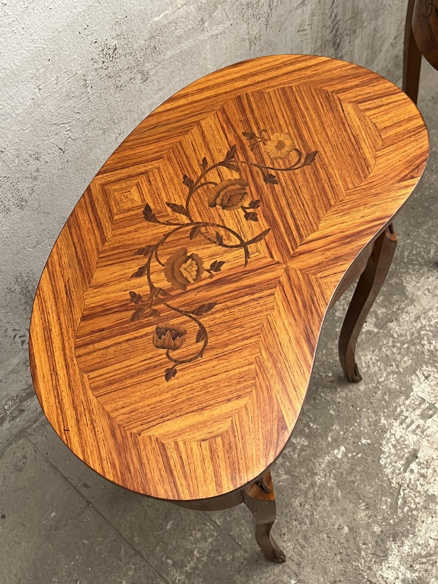 Vintage Louis XV Style Bean-Shaped Bedside Tables, 1980s, Set of 2 for ...