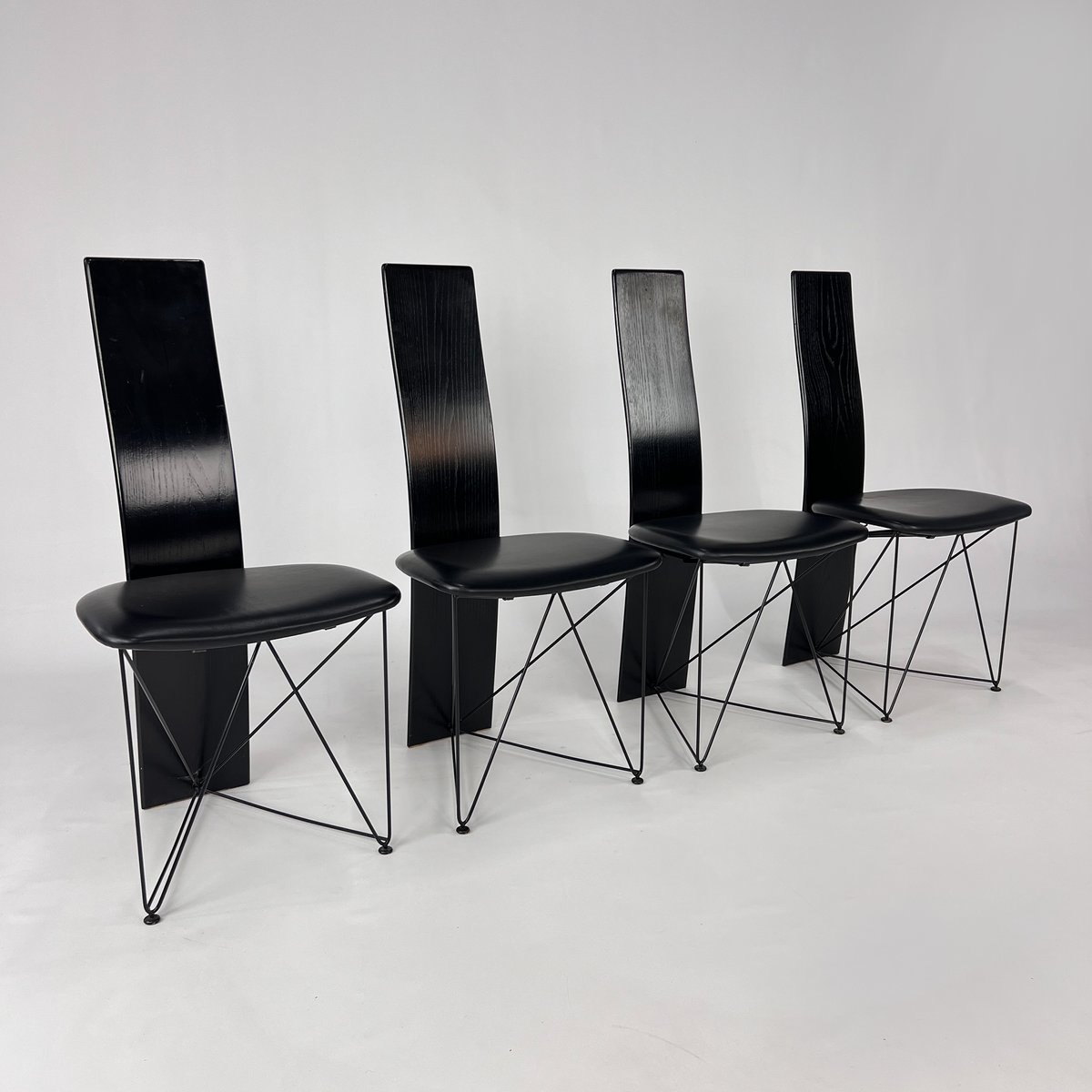 Concorde Dining Chairs attributed to Torstein Flatøy for Bahus, 1980s ...