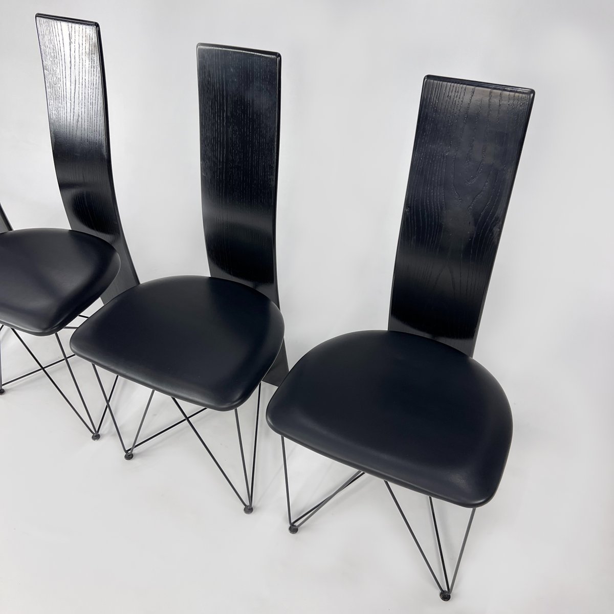 Concorde Dining Chairs attributed to Torstein Flatøy for Bahus, 1980s ...