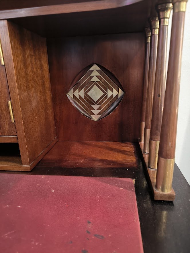 Desk and Chair by J.E. J.Herrmann, 1900s, Set of 2 for sale at Pamono