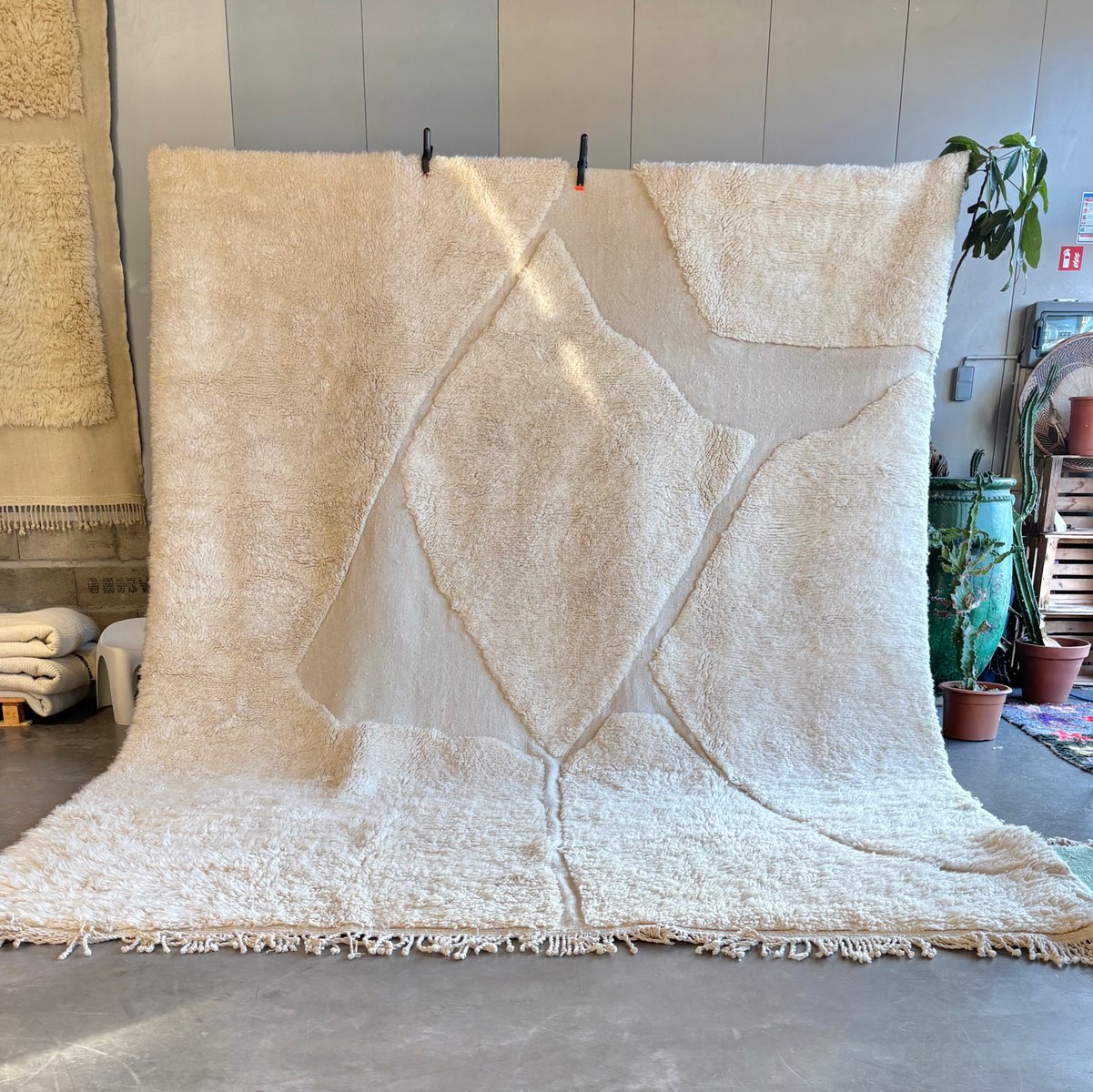 Large Moroccan Beni Ourain Rug, 1990s for sale at Pamono