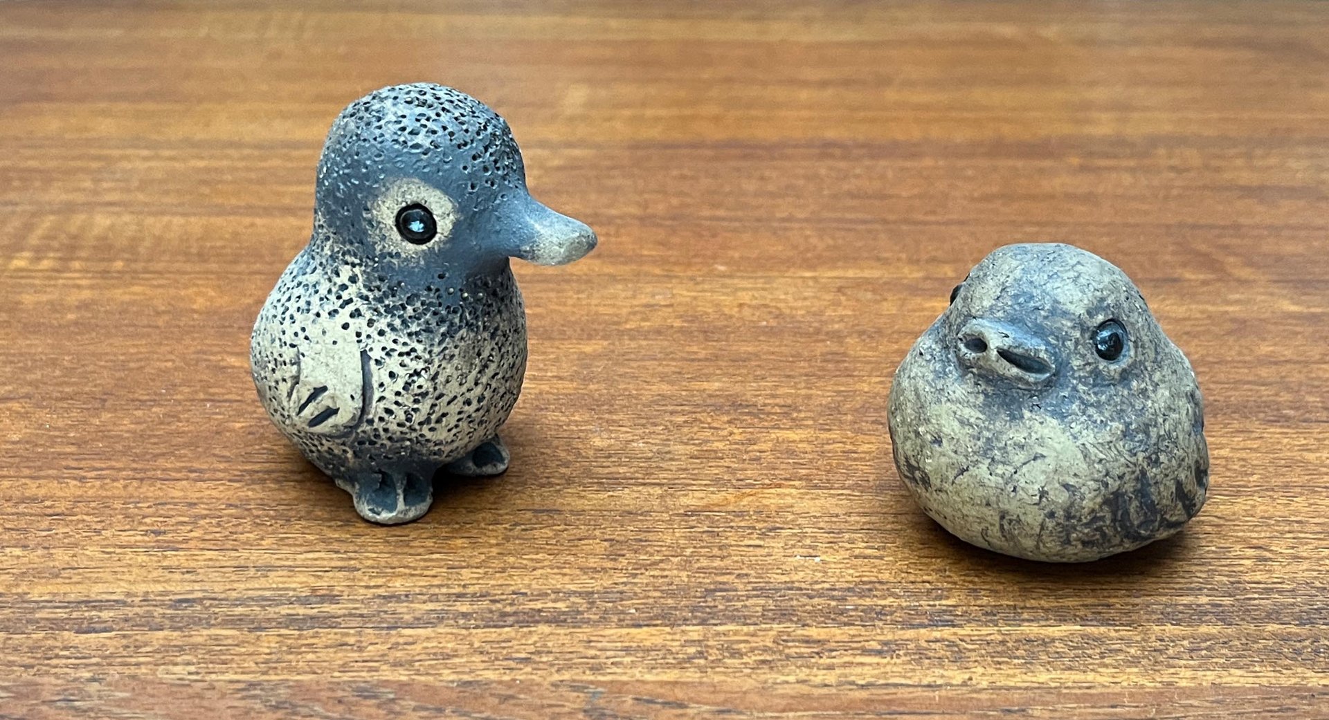 Mid-Century German Studio Pottery Bird Figurines from Worpsweder ...