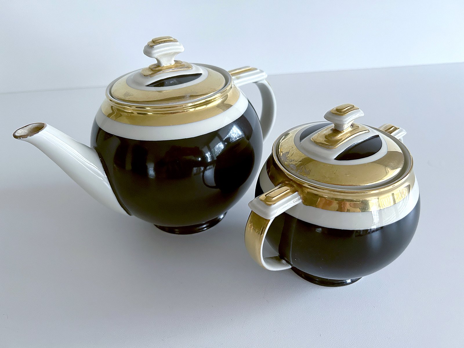 Art Deco Porcelain Tea Service from Epiag, 1930s, Set of 4 for sale at ...