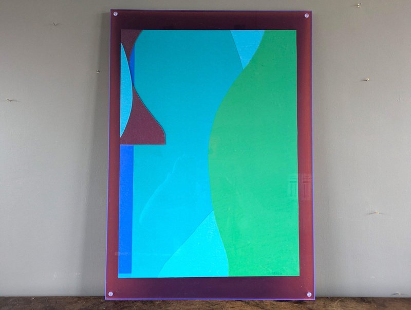 Olivia Bouzyk, Opening, 1950s, Monoprint for sale at Pamono