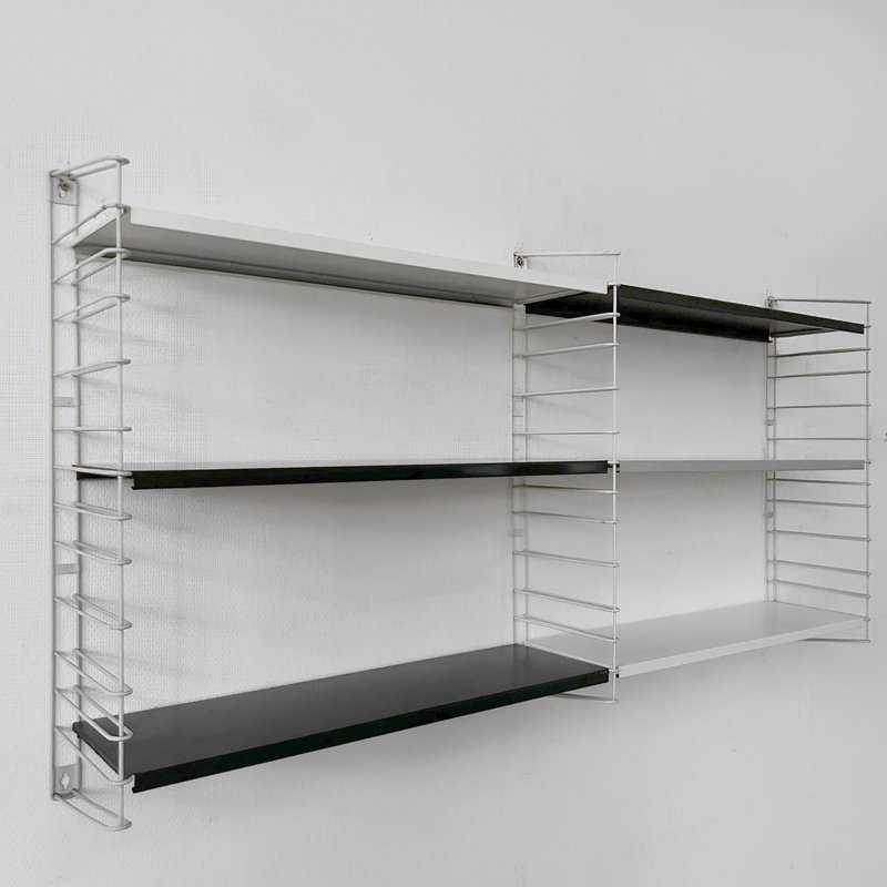 Mid-Century White, Gray and Black Wall System from Tomado, 1950s for ...