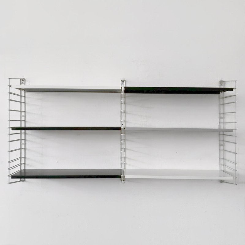 Mid-Century White, Gray and Black Wall System from Tomado, 1950s for ...