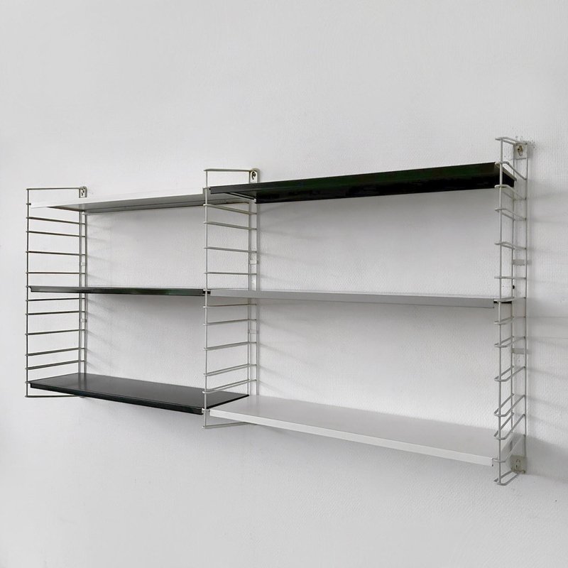 Mid-Century White, Gray and Black Wall System from Tomado, 1950s for ...