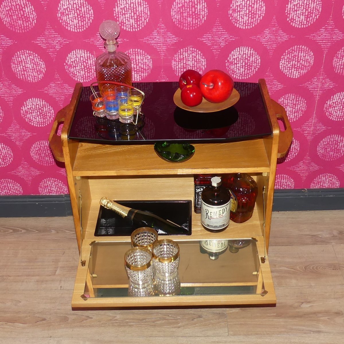 Individual Mini Bar on Wheels, 1960s for sale at Pamono