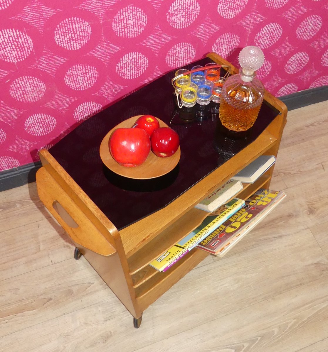 Individual Mini Bar on Wheels, 1960s for sale at Pamono