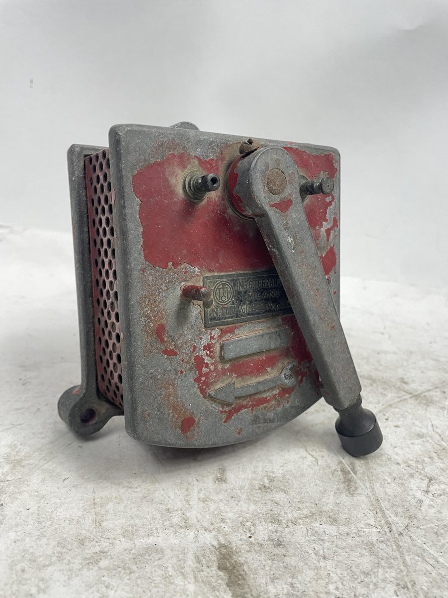 Antique Industrial Switch, Italy, 1920s for sale at Pamono