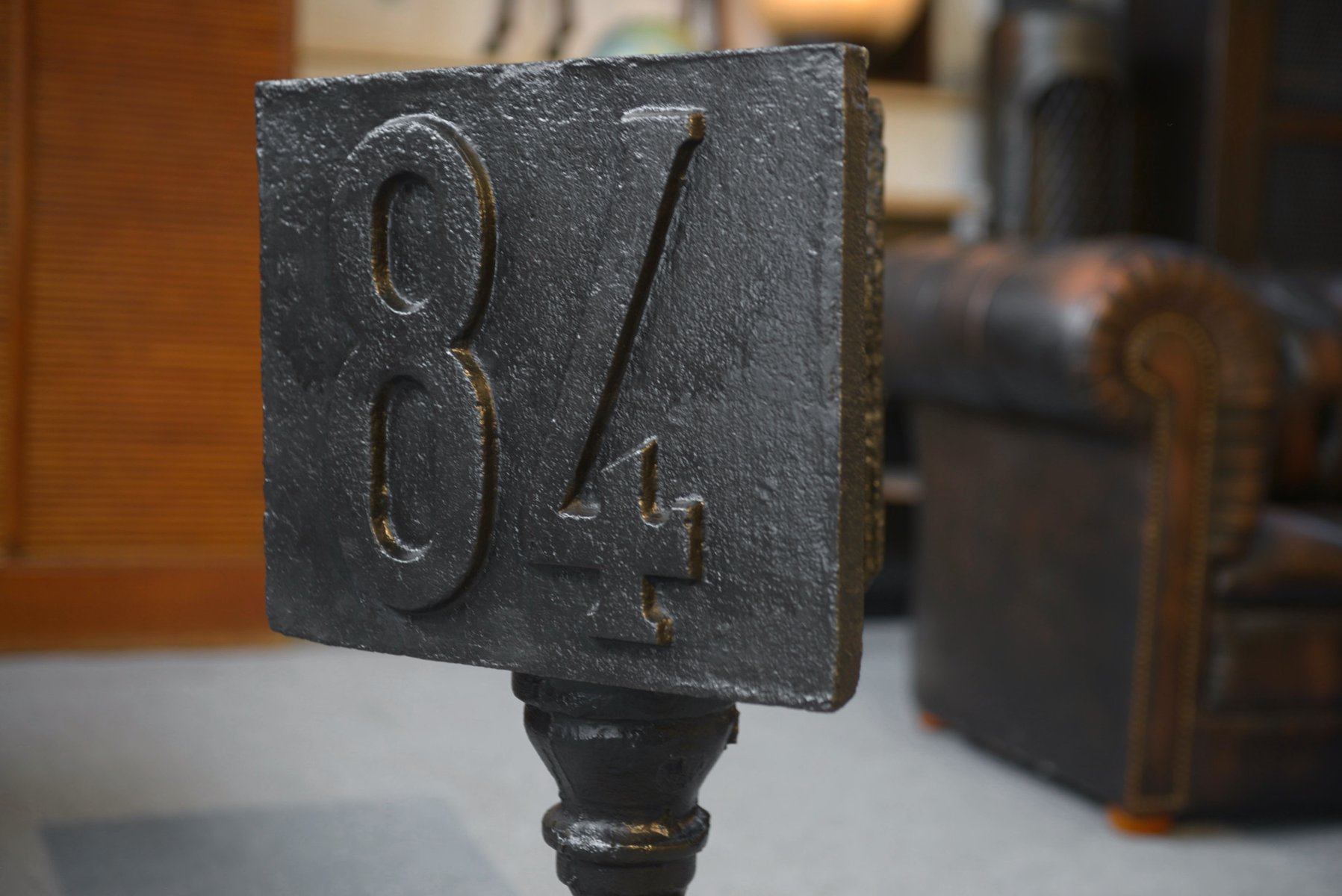 Railway Kilometer Marker, 1940s for sale at Pamono