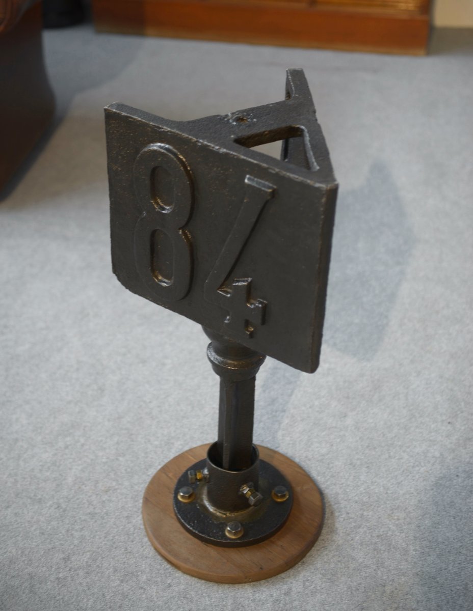 Railway Kilometer Marker, 1940s for sale at Pamono