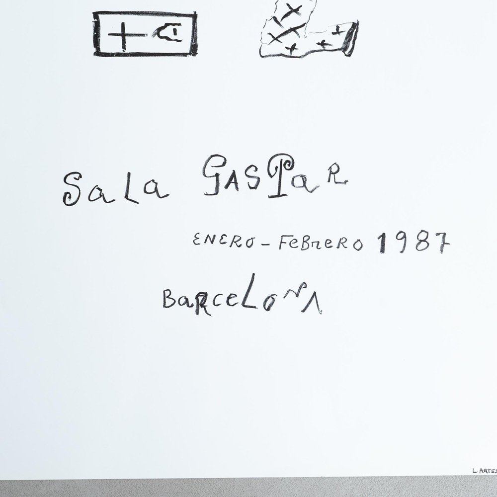 Original Ausstellungsplakat von Antón Lamazares Sala Gaspar, 1987 bei ...