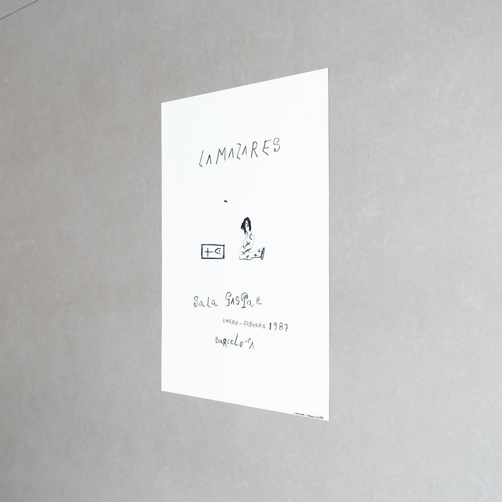 Original Ausstellungsplakat von Antón Lamazares Sala Gaspar, 1987 bei ...