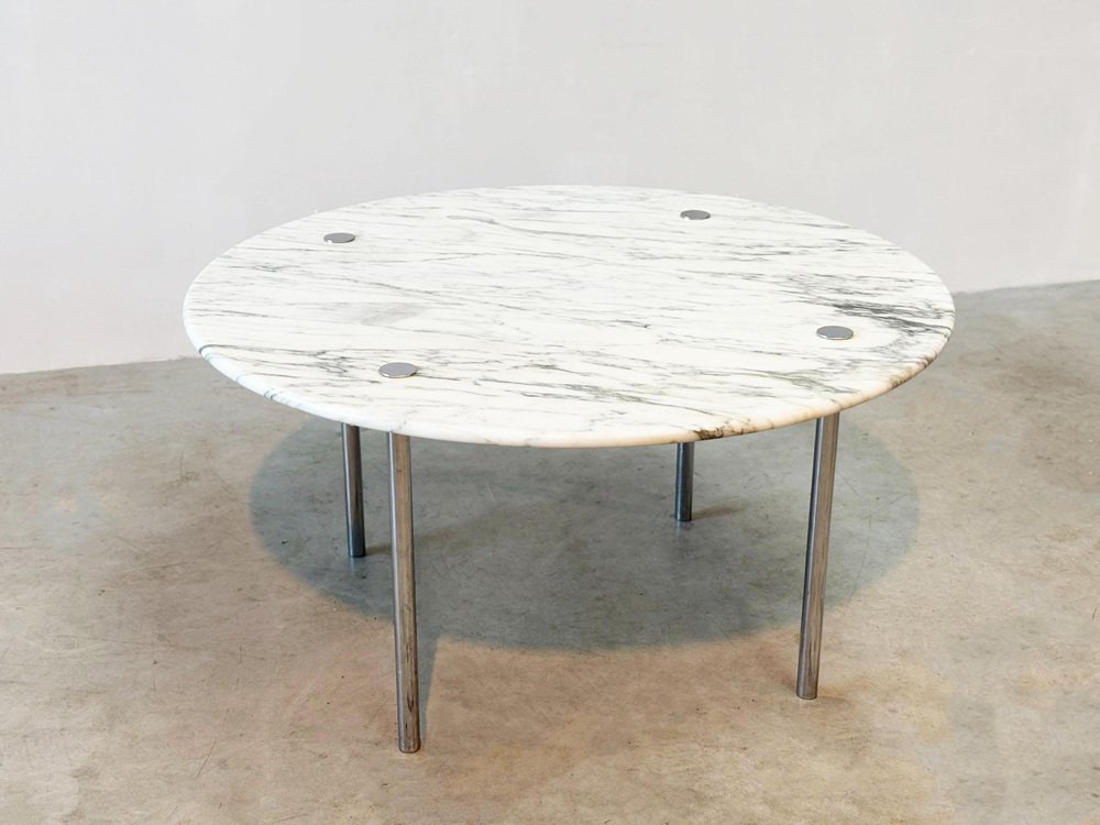 Table de Salle à Manger en Marbre par Estelle et Erwin Laverne, 1950s ...