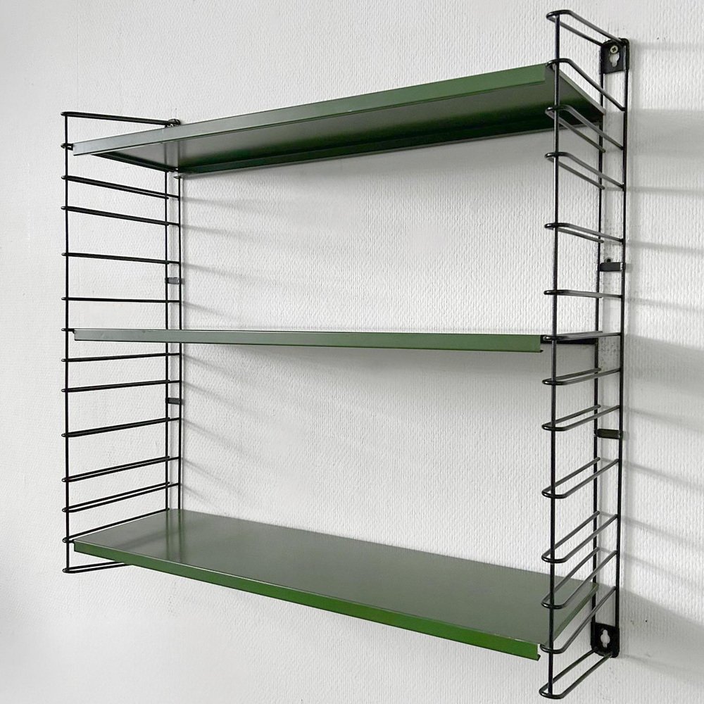 Vintage Modular Wall Rack in Green & Black from Tomado, 1950s for sale ...