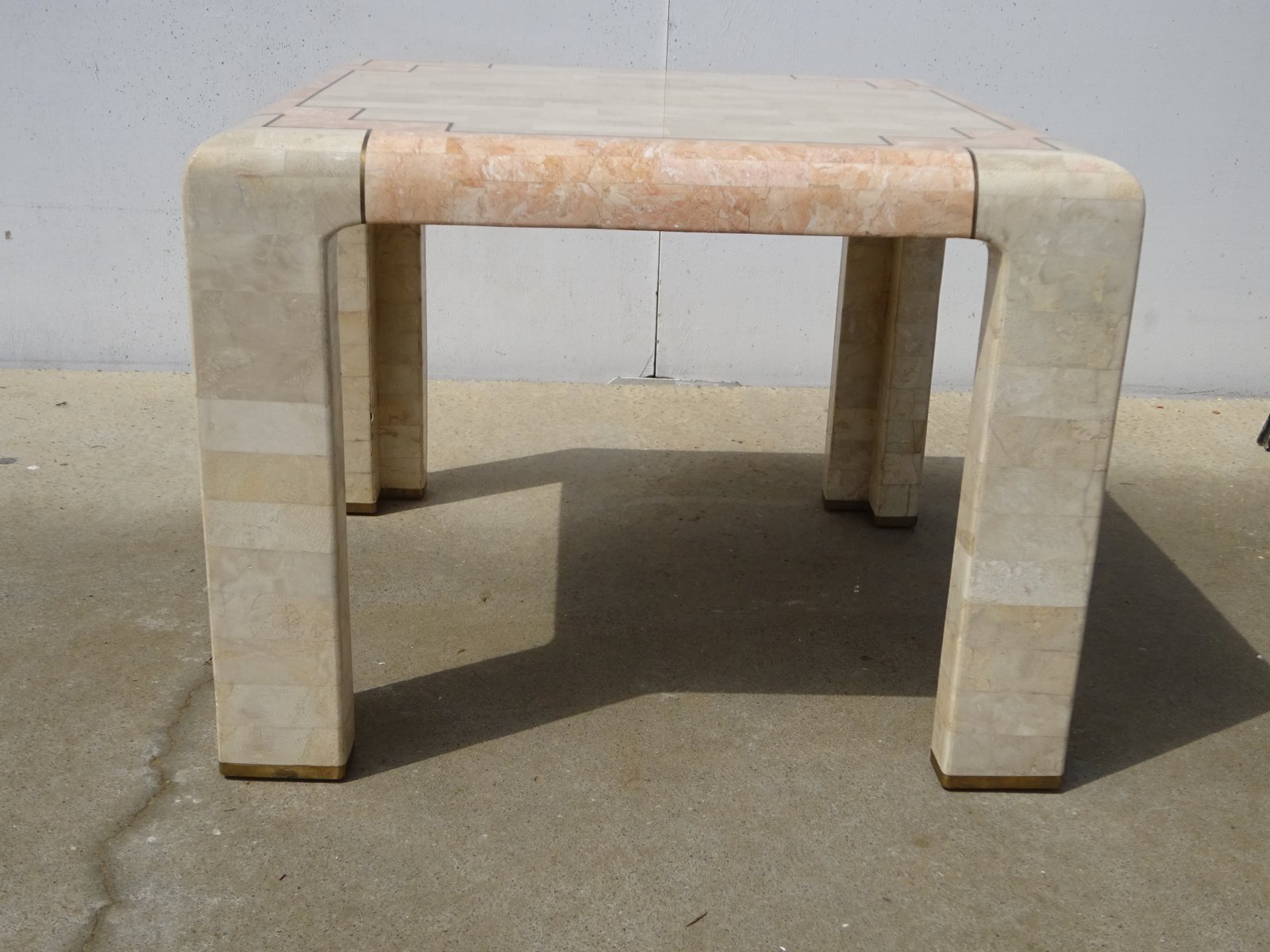 Stone Marquetry Living Room Table, 1950s for sale at Pamono