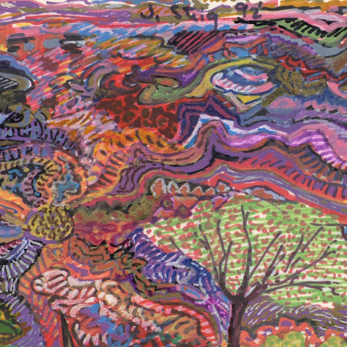 Jeremy Steig, Figurative Composition, 1992, Mixed Media Drawing for ...