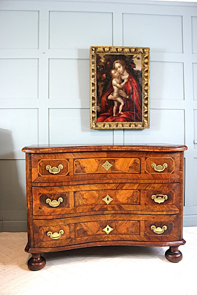 Baroque Austrian Marquetry Chest of Drawers, 1760s for sale at Pamono