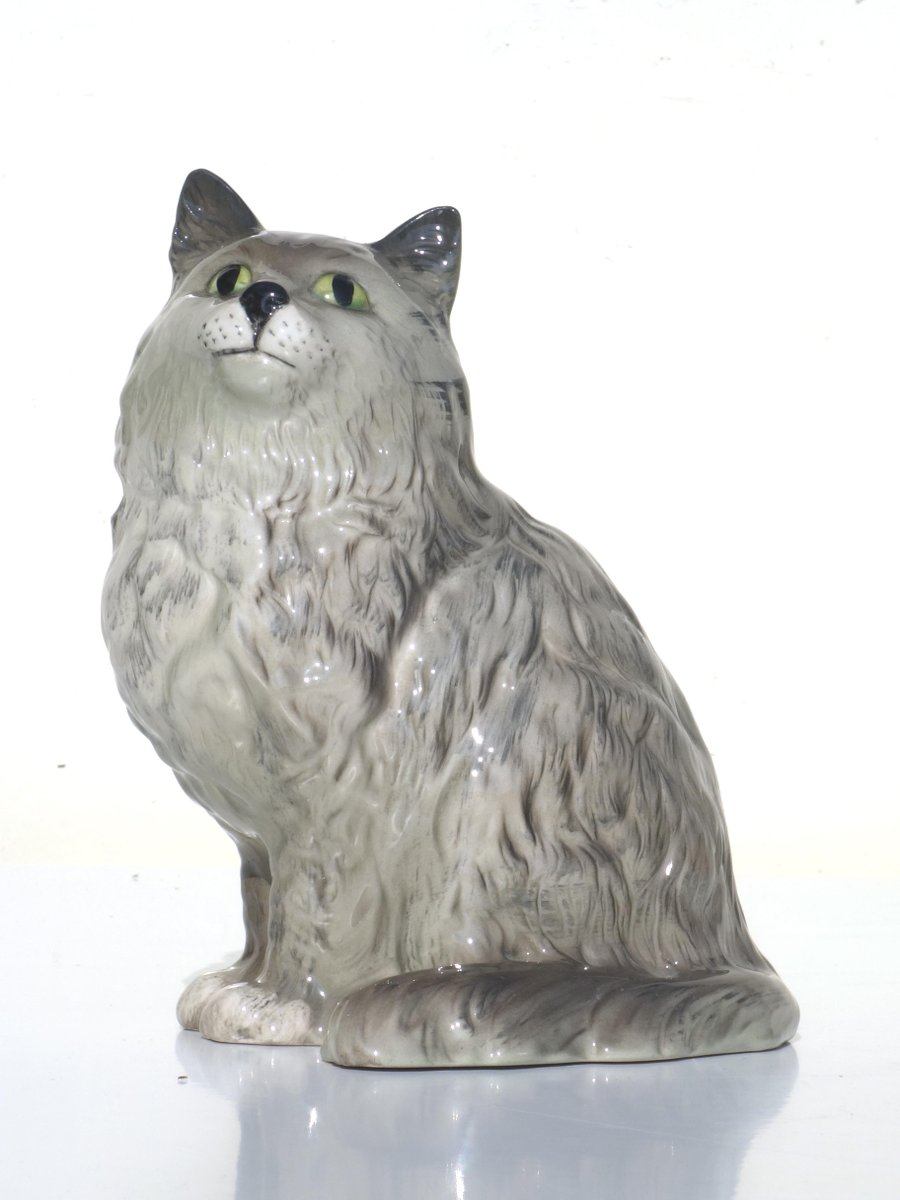 Ceramic Cat from Royal Doulton, England, 1940s for sale at Pamono