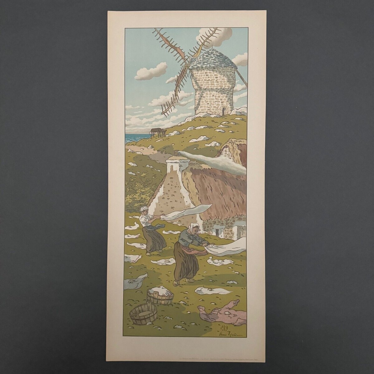 Henri Rivière, La Féérie des Heures: Le Vent, Lithograph, 1890s-1910s ...