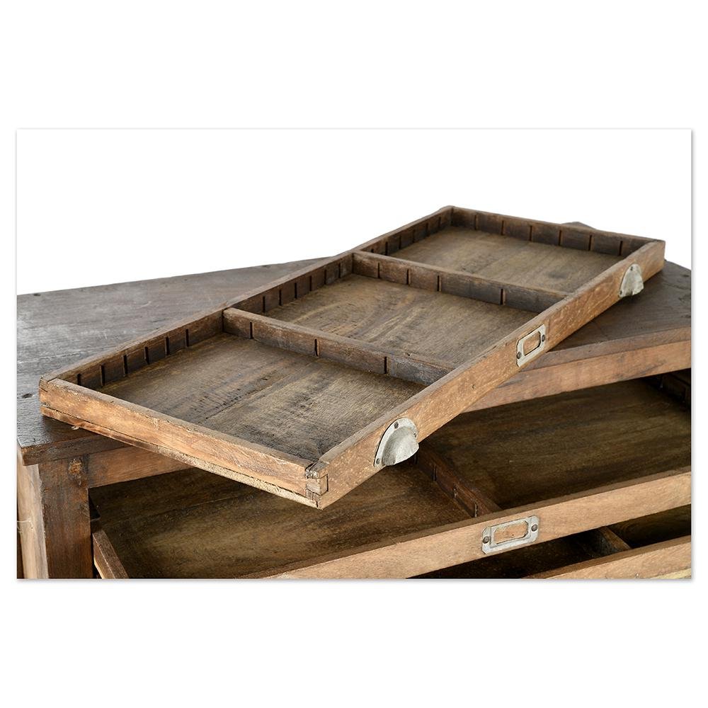 Printing Press Cabinet with 18 Drawers in Solid Wood for sale at Pamono