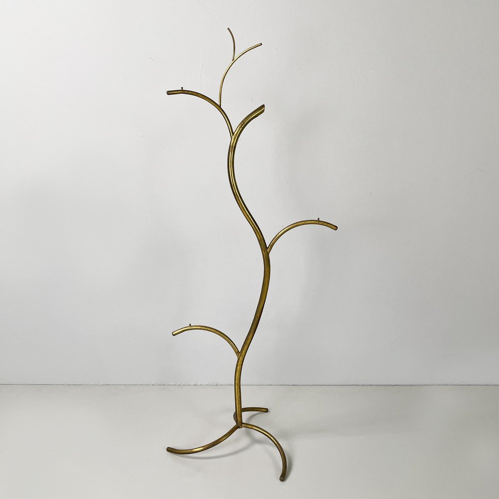 Italienische Mid-Century Modern Boden Kleiderstange oder Hutablage aus ...