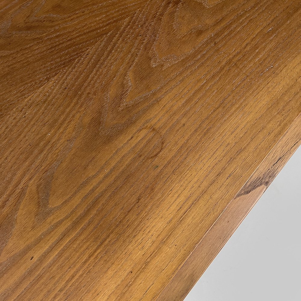 Mid-Century Italian Modern Long Wooden Coffee Table with Pointed Sides ...