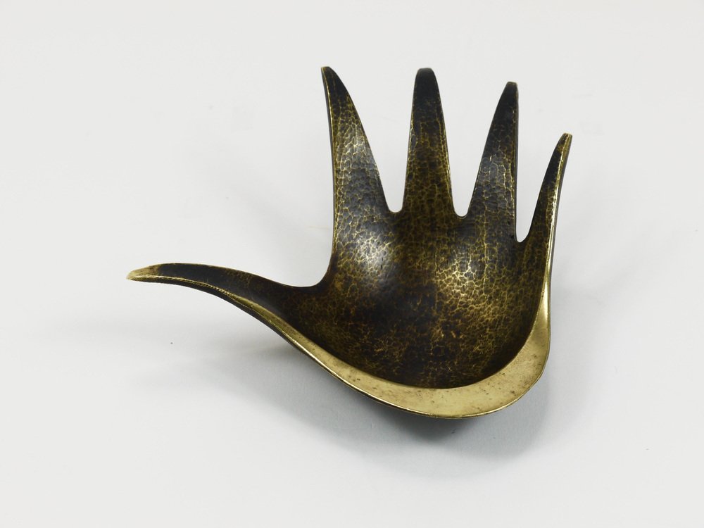 Sculptural Brass Hand by Herta Baller for Walter Bosse, 1950s for sale ...